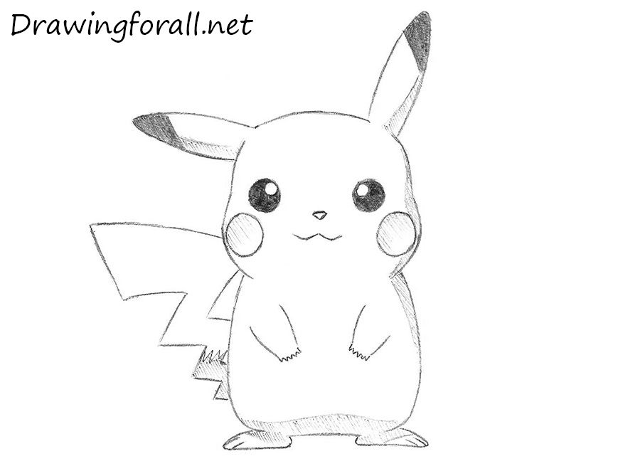 How To Draw Pikachu From Pokemon