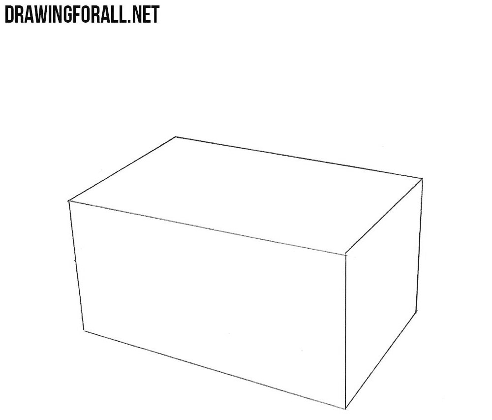 How To Draw An Open Box