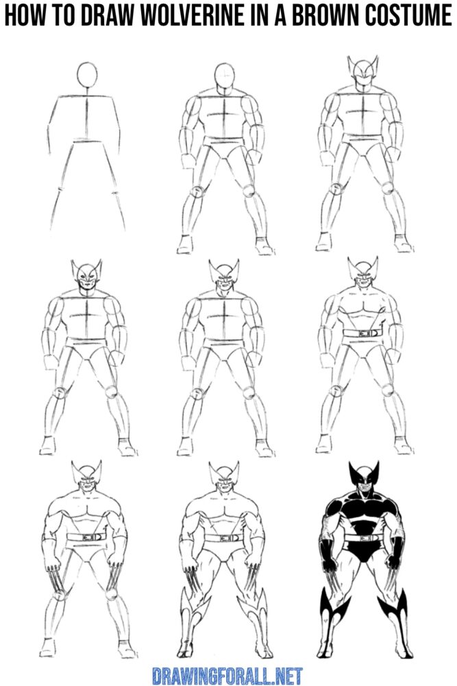 How to Draw Wolverine
