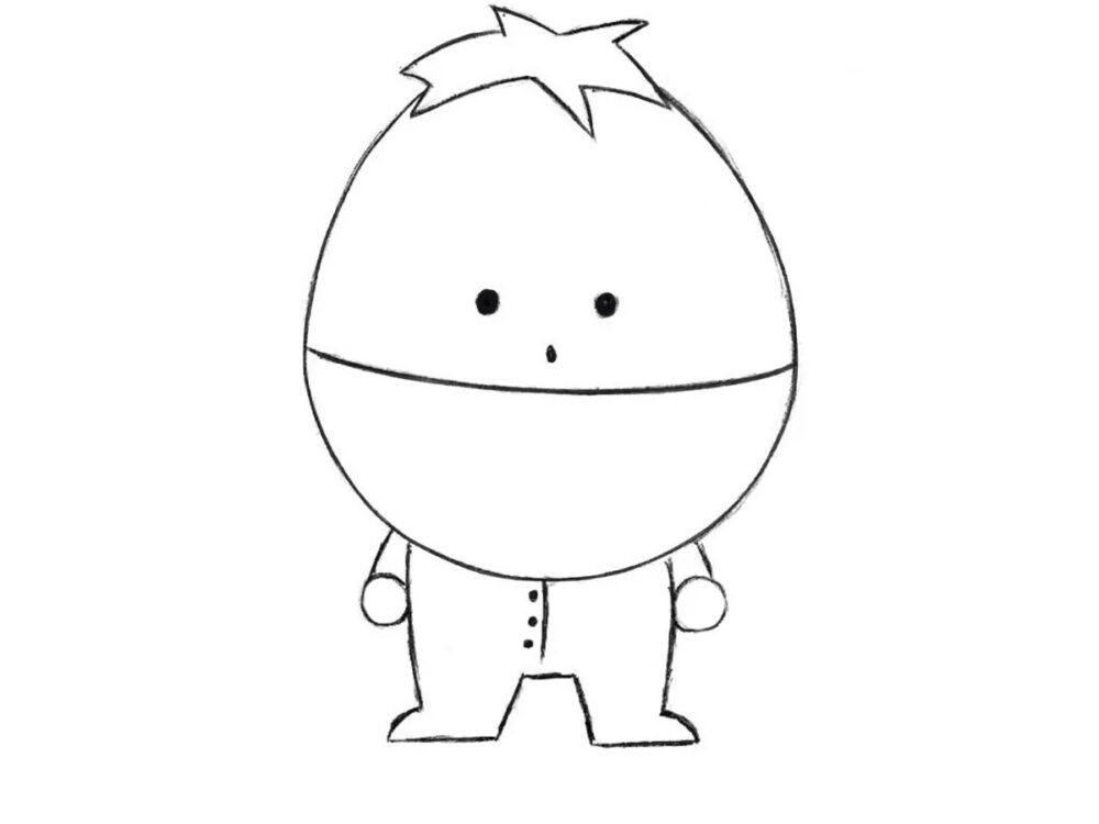 How to Draw Ike From South Park