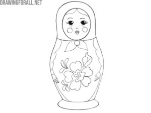 How to Draw a Matryoshka Doll