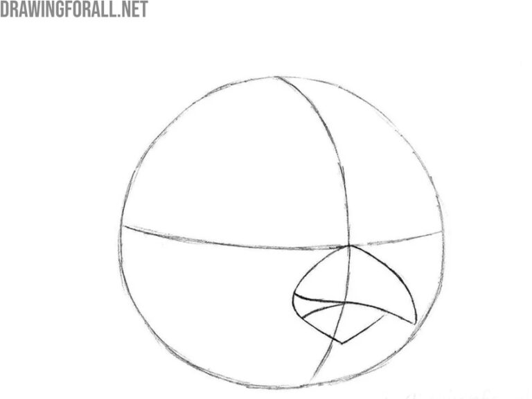 How to Draw Red Bird from Angry Birds - Drawingforall.net