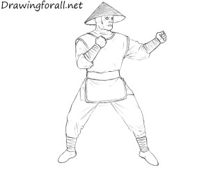 How to Draw Raiden from Mortal Kombat
