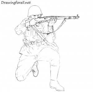 How to Draw a Soviet Soldier