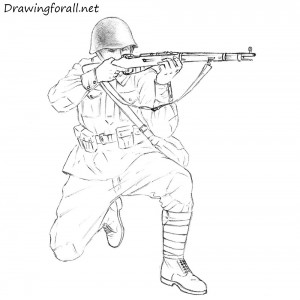 How to Draw a Soviet Soldier