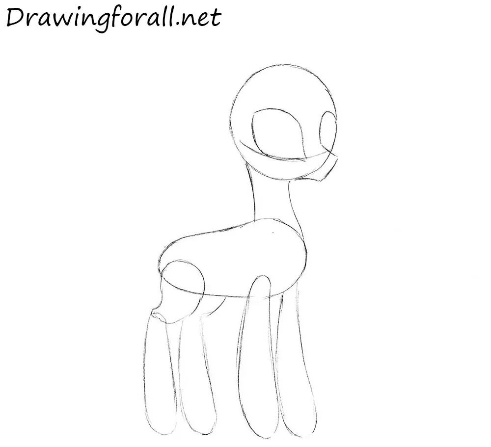 how to draw my little pony basic