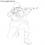 How to Draw a Soviet Soldier