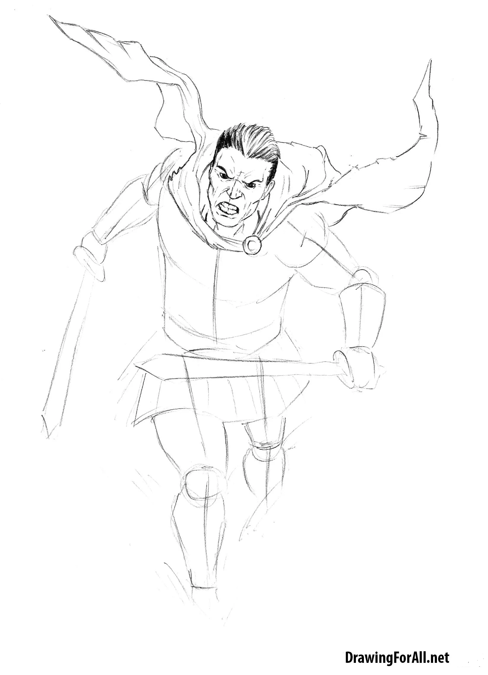 How to Draw a Roman Soldier Step by Step Easy - Case Thandeant