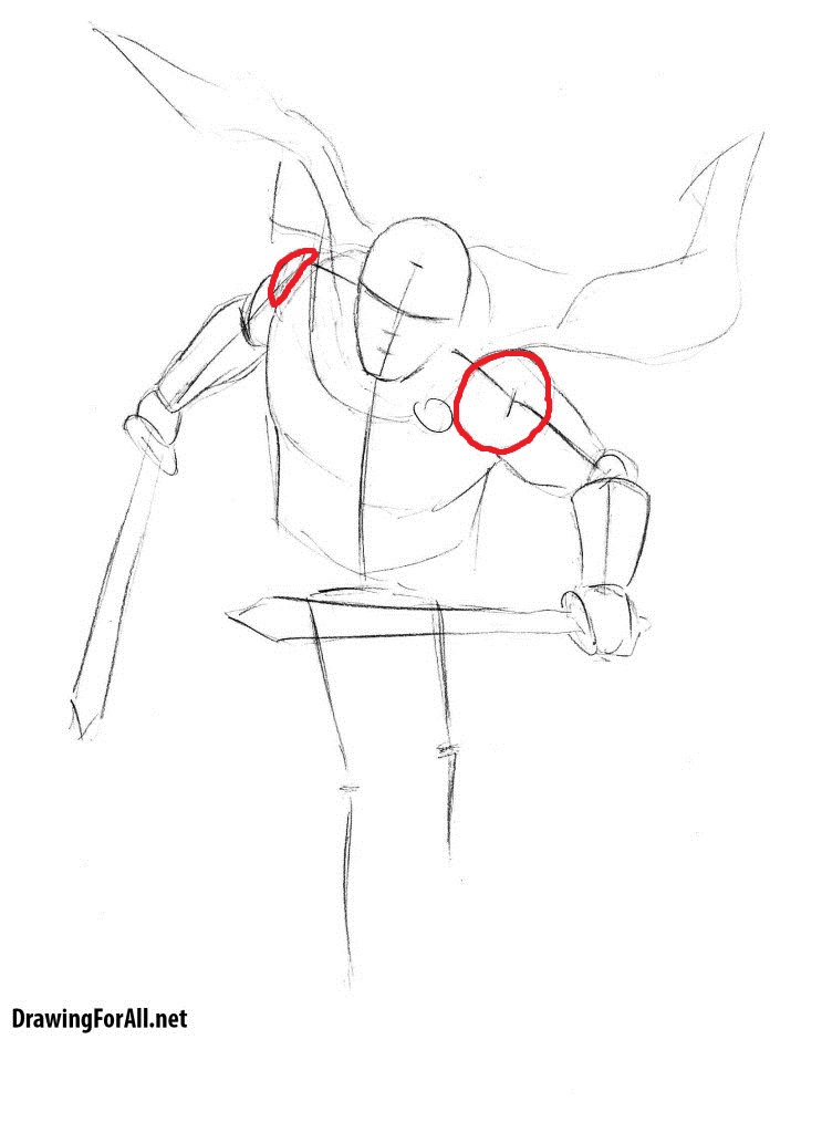 How to Draw a Roman Soldier Step by Step Easy - Case Thandeant