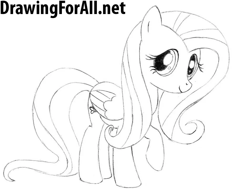 how to draw mlp manes and tails