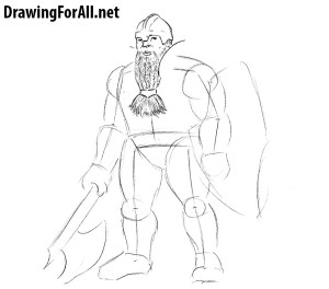 How to Draw a Dwarf Warrior