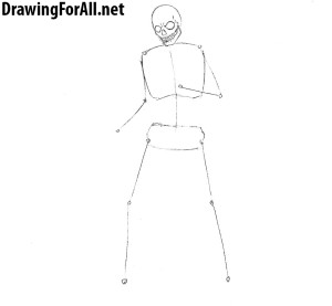 How to Draw a Skeleton Warrior