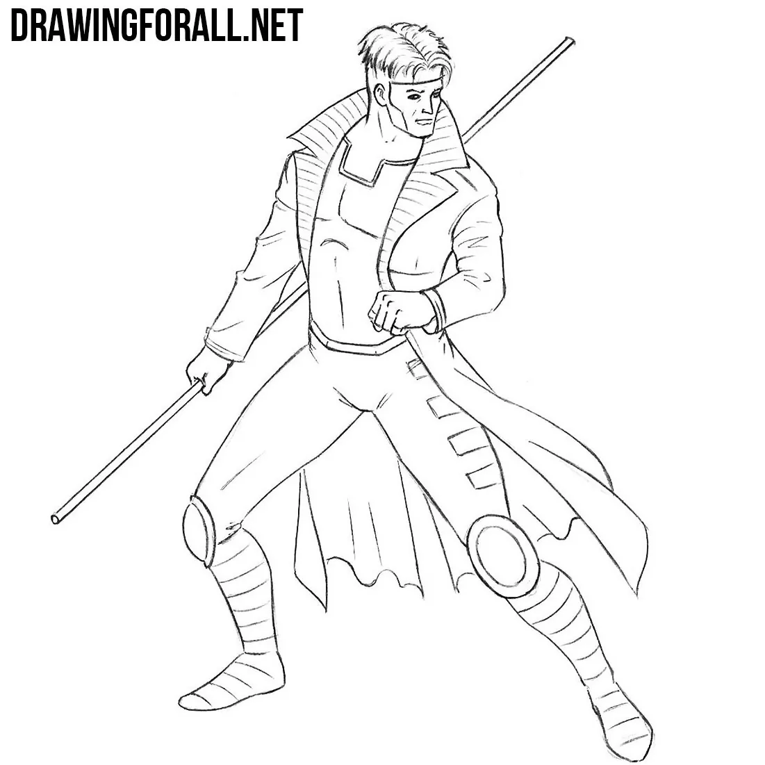 Gambit Coloring Pages
