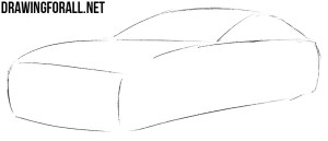 How to Draw a Mercedes-AMG GT