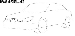 How to Draw a Subaru Impreza WRX STI