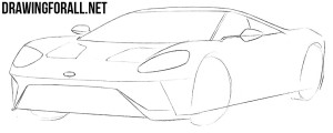 How to Draw a Ford GT