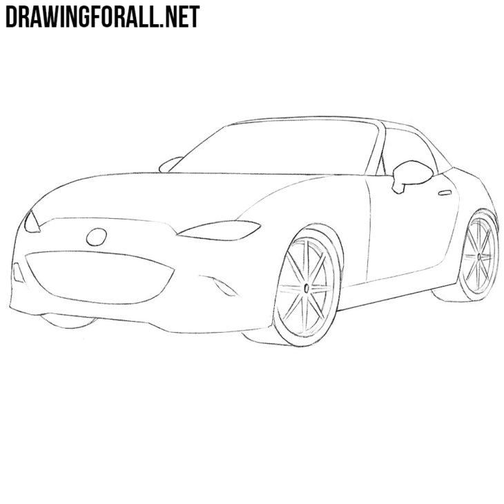 How to Draw a Sports Car Step by Step