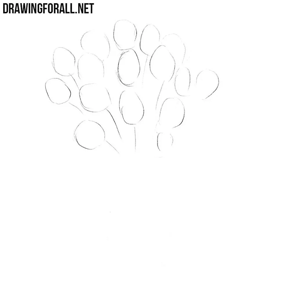 how to draw a vase with shadows
