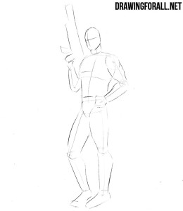 How to Draw Forge from Marvel