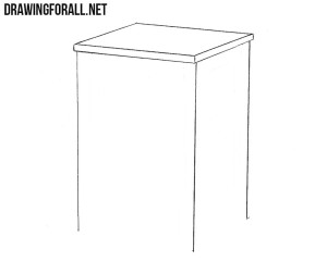How to Draw a Stool Step by Step