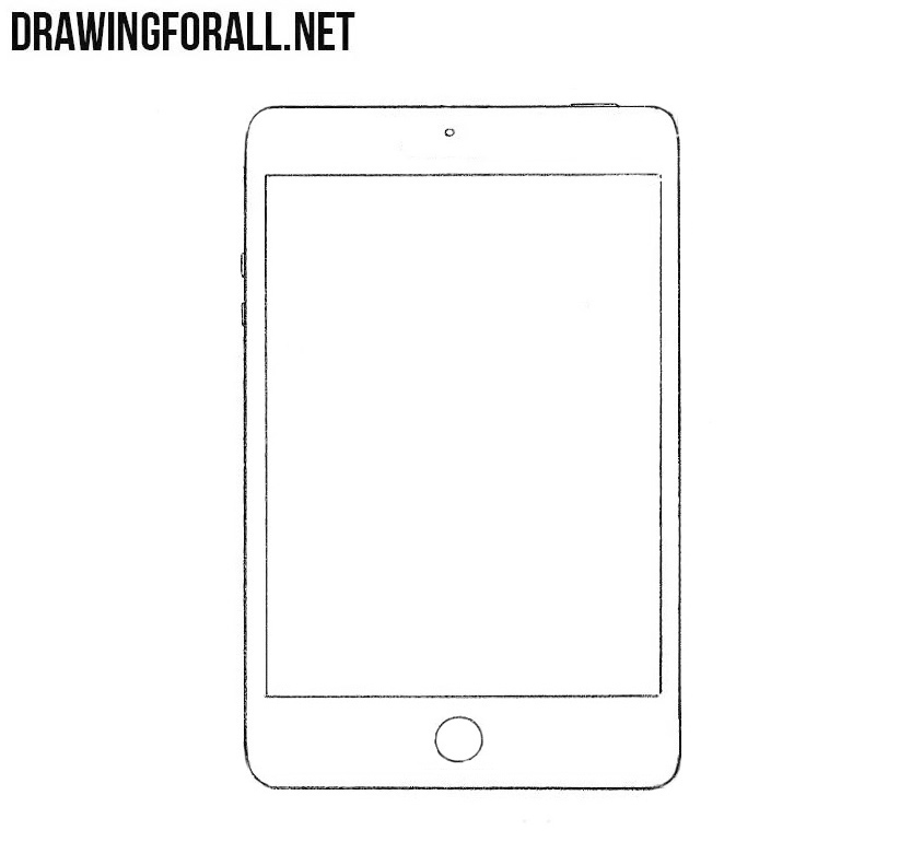How To Draw A Tablet For Beginners How To Draw A Tablet For Beginners