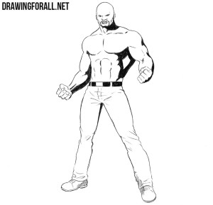 How to Draw Luke Cage