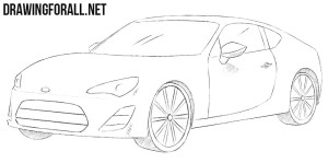 How to Draw a Toyota GT86