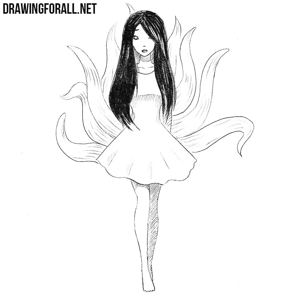 Drawing For All — How to Draw a Kumiho