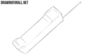 How to Draw a Phone from the 80s