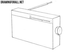 How to Draw a Radio Step by Step