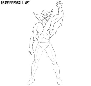 How to Draw Morbius from Marvel