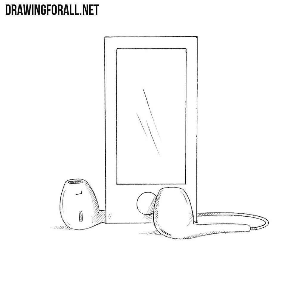 How to Draw an MP3 player