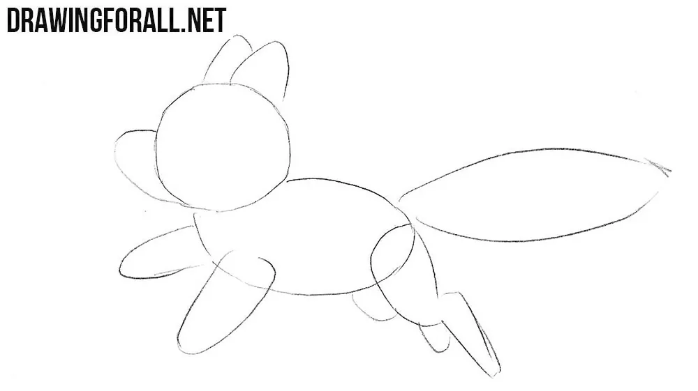 how to draw a fox girl easy