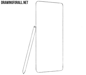 How to Draw a Samsung Galaxy Note8