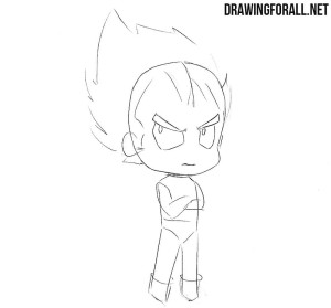 How to Draw Chibi Vegeta