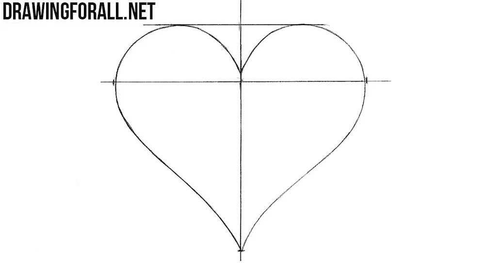 how to draw the heart diagram