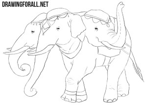 How to Draw Airavata