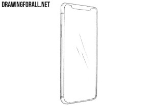 How to draw an iPhone X