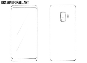 How to Draw a Samsung Smartphone