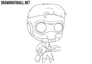 How to Draw Chibi Star Lord