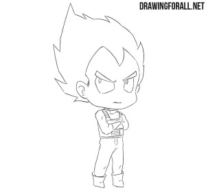 How to Draw Chibi Vegeta