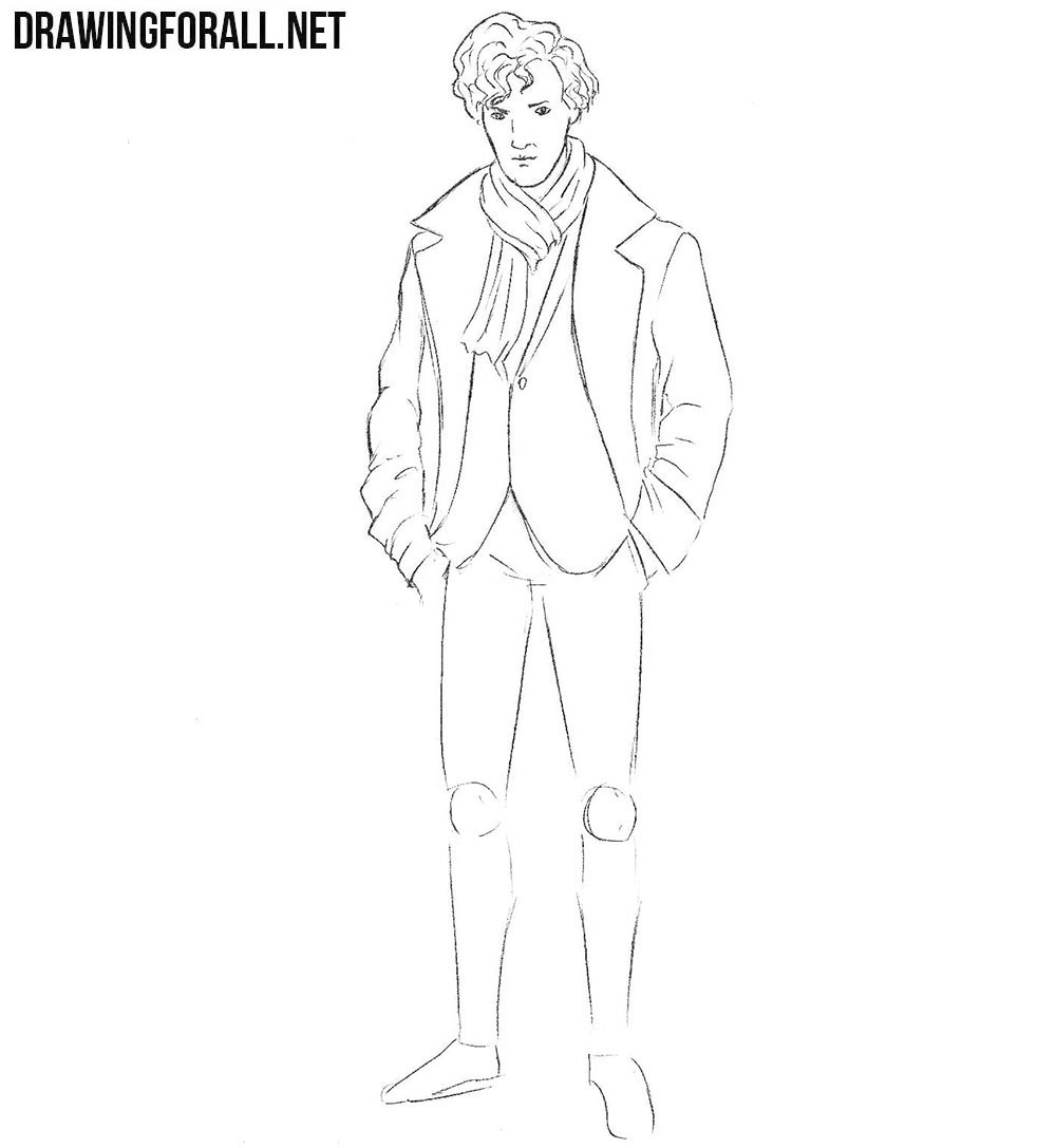 How to Draw Sherlock Holmes