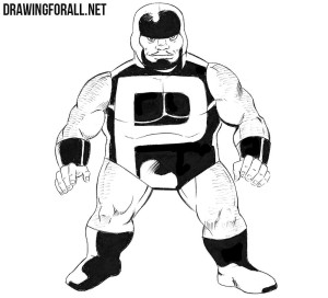 How to Draw Puck from Marvel