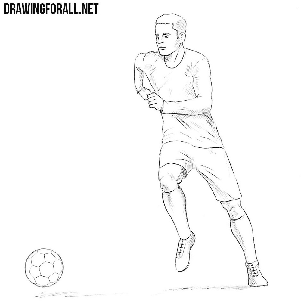 How To Draw A Football Player