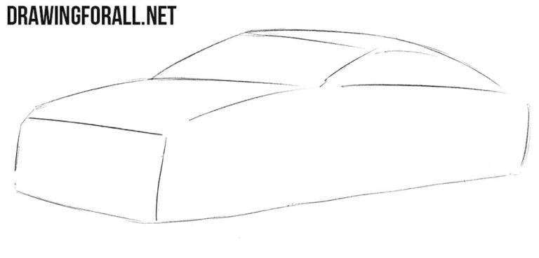 How to Draw a Mercedes-Benz CLS