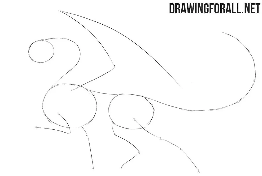 how to draw a dragon strong bad