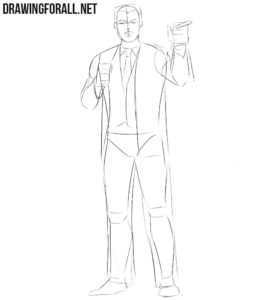 How to Draw J. Jonah Jameson