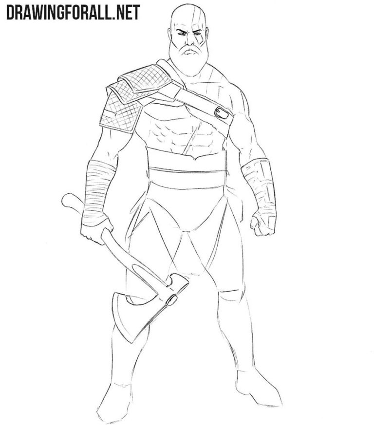 How to Draw Kratos