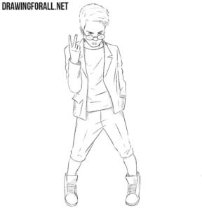 How to Draw Kid Omega