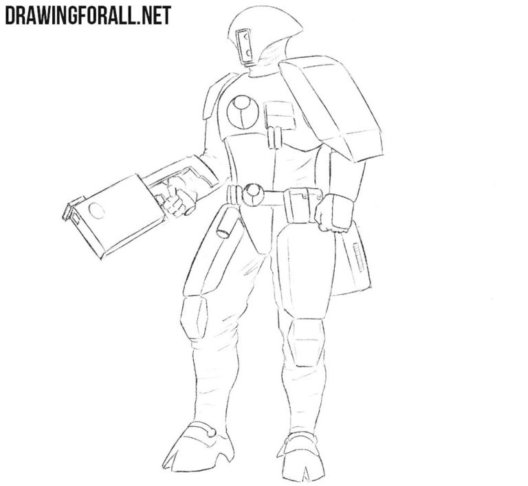 How to Draw a Fire Warrior